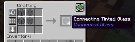 Bug Connected Glass Connecting Tinted Glass Can Not Be Crafted · Issue 1309 · Ftbteamftb