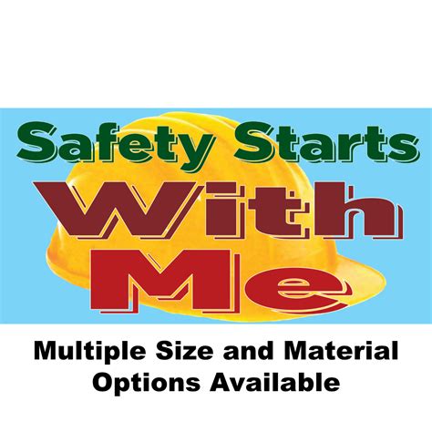 Safety Banner 1050 Safety Starts With Me