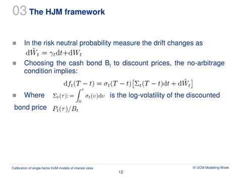 Ppt Problem 4 Calibration Of Single Factor Hjm Models Of Interest