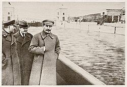 Categorynikolai Yezhov With Stalin And Molotov Along The Volgadon