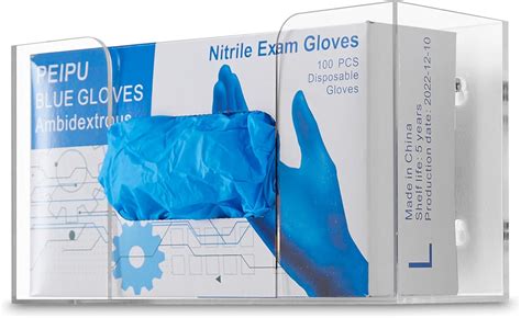 Stock Your Home Acrylic Single Gloves Dispenser Tissue Box