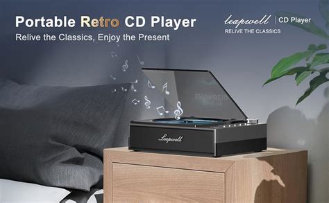 Cd Player Portable Leapwell Portable Cd Player With Speakers Bluetooth