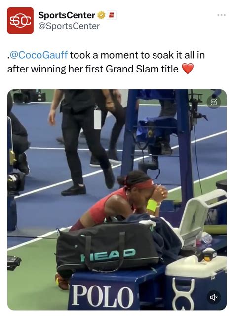 Espn Laughably Claims Us Open Winner Coco Gauff “soaks It All In” When Shes Clearly Praying