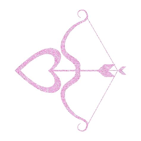 Pink Glitter Bow And Arrow Pink Glitter Bow Arrow Cupid Love