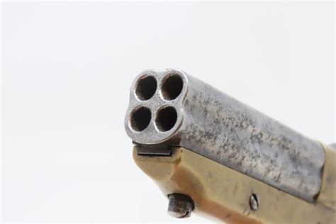C Sharps And Co Four Barrel Pepperbox Pistol 104 Candrantique009