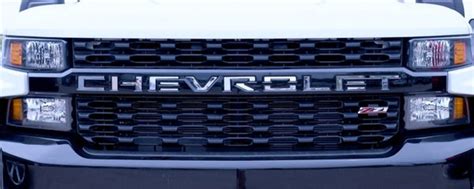 Putco 19 20 Chevy Silverado Ld Grille Letters Stainless Steel