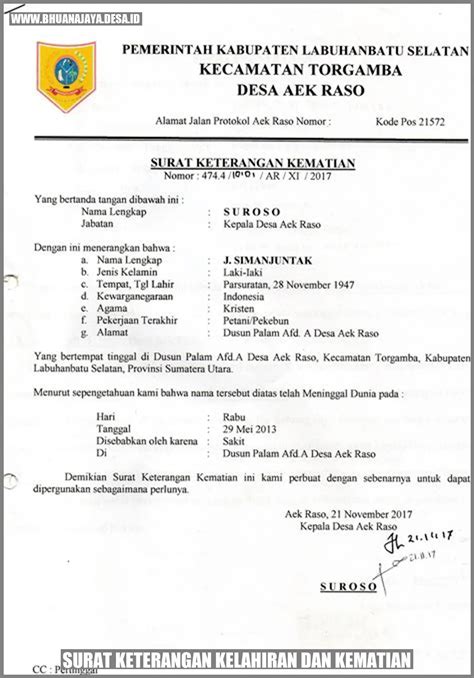 Surat Keterangan Kematian Surat Keterangan Kematian Ambisius Wiki