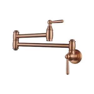 Aleasha Wall Mounted Pot Filler Only For Cold In Copper Al 1a11br The