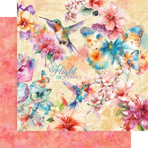 Flight Of Fancy 8×8 Collection Pack Imaginic Scrapbook