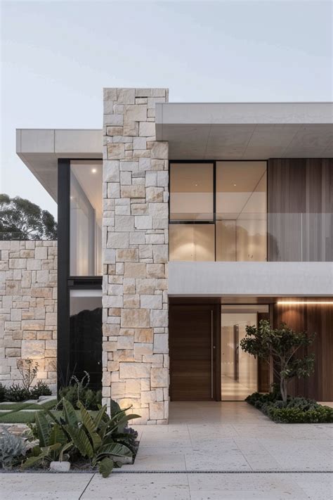 Ideas Para Fachadas De Casas De Piedra Sencillas Y Elegantes Fachadas