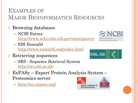 Ppt Mastering Bioinformatics Databases For Biological Knowledge