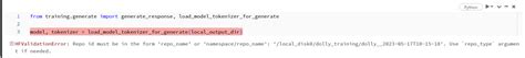 hfvalidationerror repo id must be in the form repo name or