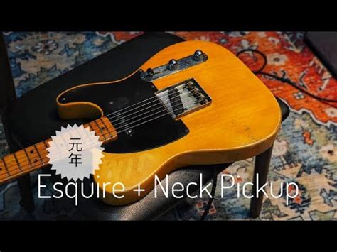 Original ‘1952 Fender Esquire Mod A Original Tele Neck Pickup Youtube