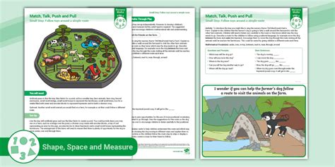 Eyfs Nursery Maths Match Talk Push And Pull Activity Tray