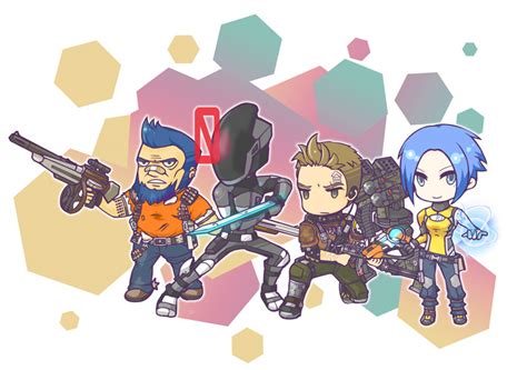 Chibi Vault Hunters Borderlands 2 Awwnime