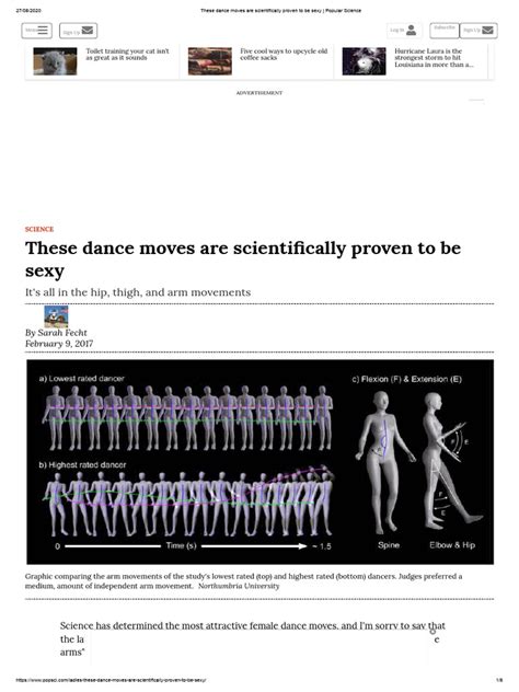 Sexy Dance Moves Backed By Science Pdf Dances