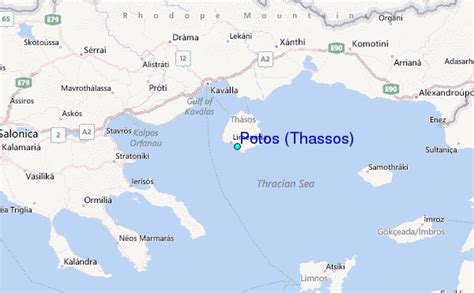 Potos Thassos Tide Station Location Guide