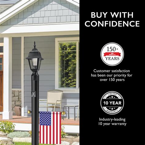 Black Lamp Post Cross Arm Photo Eye ǀ Outdoor And Garden ǀ Todays Design