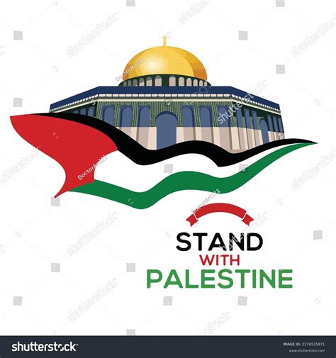 Palesine Flag Over 2 Royalty Free Licensable Stock Illustrations