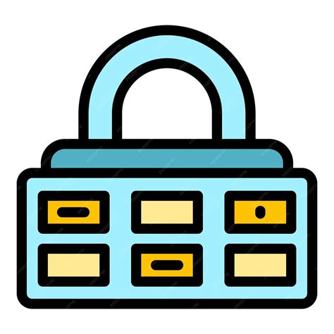 Premium Vector Guard Cipher Icon Outline Guard Cipher Vector Icon Color Flat Isolated