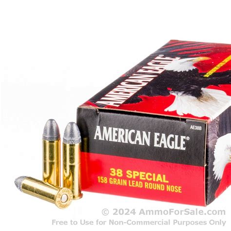 50 Rds 158gr Lrn 38 Spl Ammo By Federal American Eagle