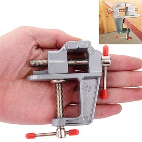 35 Inch Aluminum Small Jewelers Hobby Clamp On Table Bench Vise Mini