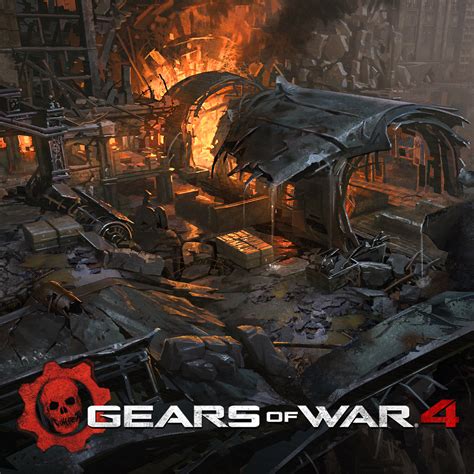 Artstation Gears Of War 4 Multiplayer Mp Impact Concept Art