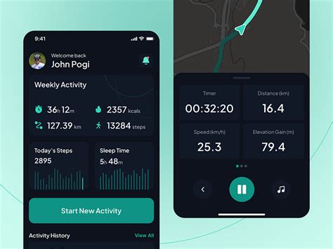 Activity Tracker App Design Exploration By Galang Jati Saputra On