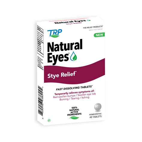 Natural Eyes Stye Relief Tablets 48 Count Hsafsa Eligible