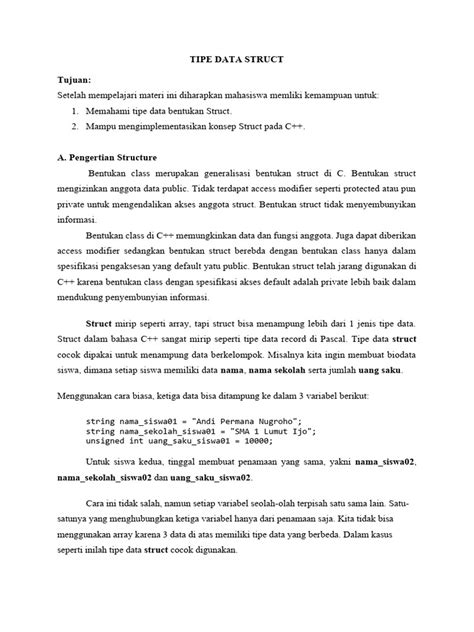 Tipe Data Struct Pdf