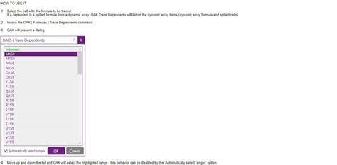 Trace Dependents In Excel Operis Analysis Kit