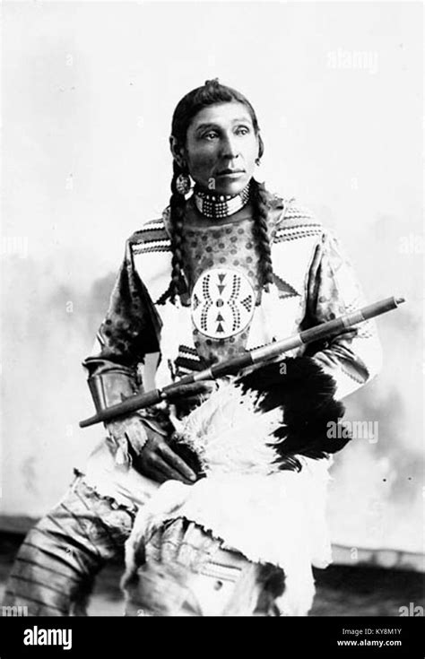 This 1896 Photograph Shows Pîhtokahanapiwiyin Also Known As Poundmaker