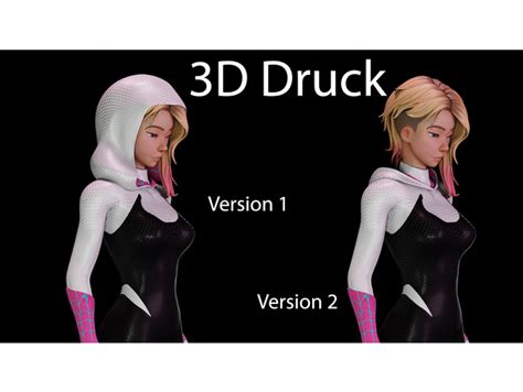 Obj File Gwen Stacy 🕷️・3d Printing Model To Download・cults