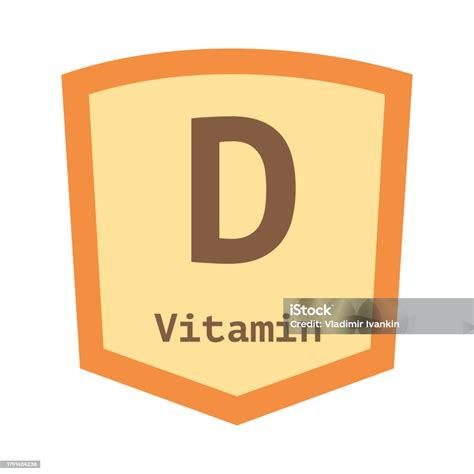 Vetores De Símbolo Do Vetor De Vitamina D Isolado E Mais Imagens De