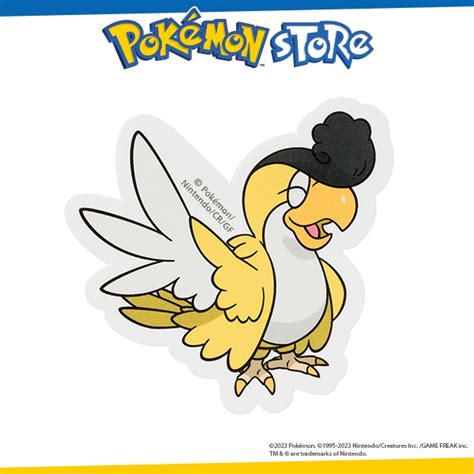 Pokémon Center Original Sticker Squawkabilly White Plumage Shopee
