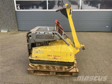 Wacker Dpu 100 70 750 Kg Pladevibrator Med Frem Bak 2011 Roslev Dänemark Gebrauchte