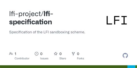 Pulse · Lfi Projectlfi Specification · Github