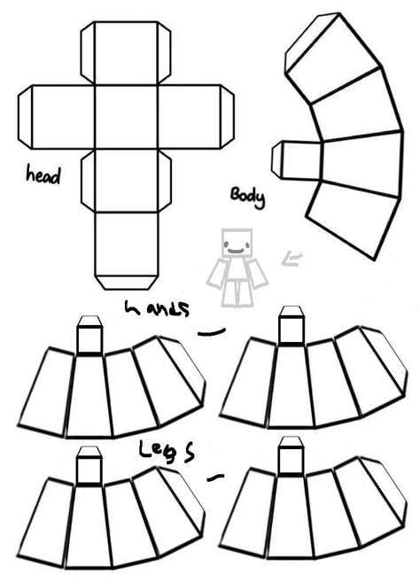 Roblox Paper Craft Template