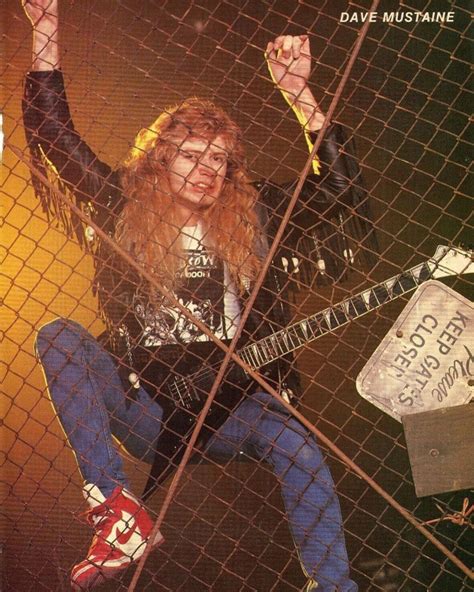 40 Photos Of A Young Dave Mustaine Of Megadeth In The 1980s And 1990s