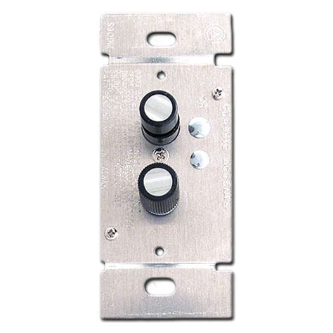 Push Button Light Switch Dimmers Single Pole 600 Watt