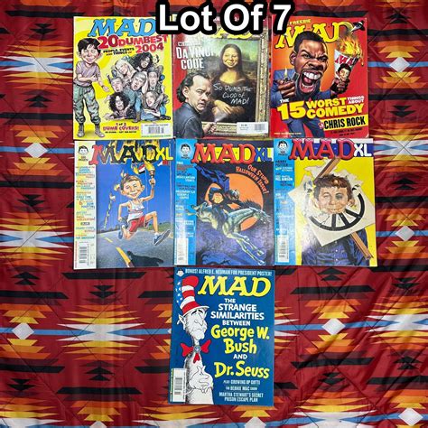 Vintage Y2k Mad Magazine And Mad Xl Lot Of 7 Vintage Issues 2004 And 2005 For Sale In Ontario Ca
