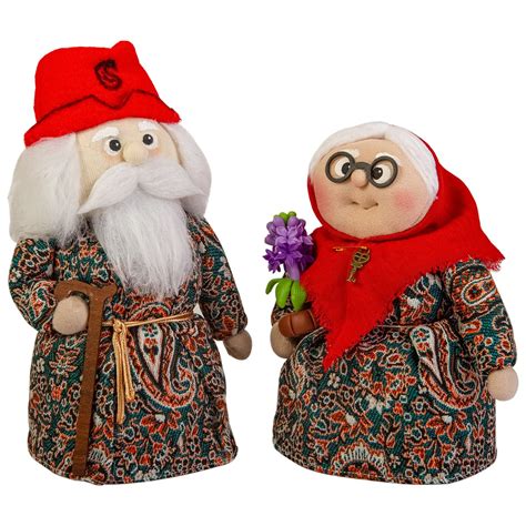 Nane Sarma And Amoo Nowruz Doll Set Handmade Doll Haft Seen Decor For Nowruz