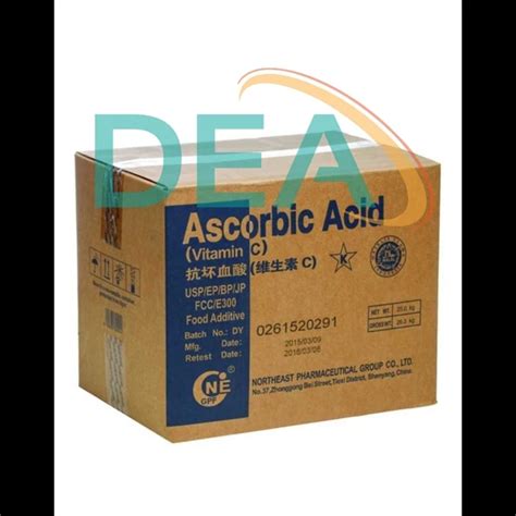 Jual Ascorbic Acid 25 Kg Box Tangerang Selatan Darnait Esa Artha