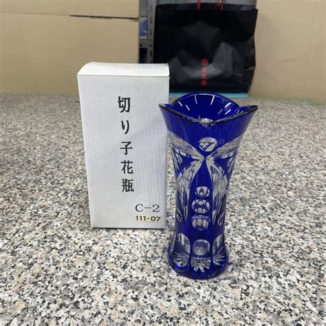 切り子 ガラス 花瓶 フラワーベース インテリア 置物 アンティーク 小物 格安 メルカリ