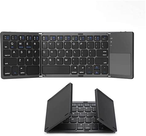 Portable Foldable Bluetooth Keyboard With Touchpad Ahammashop