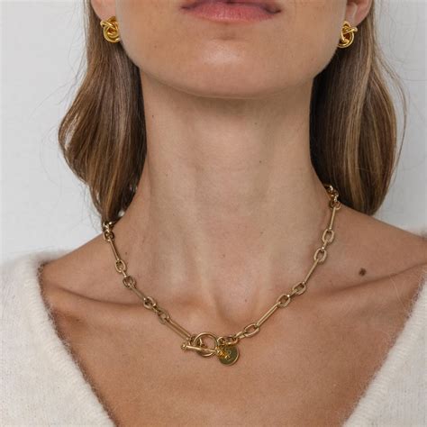 Aria Chain Gold Necklace Souvenirs De Pomme