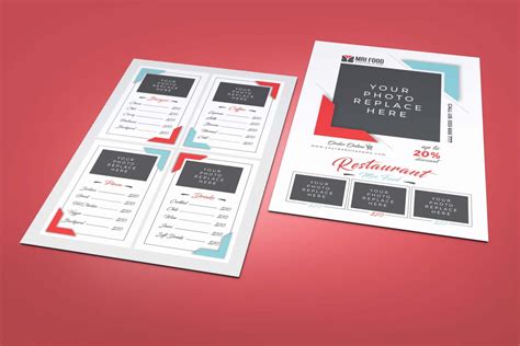 Food Menu Design Template Graphic Folks