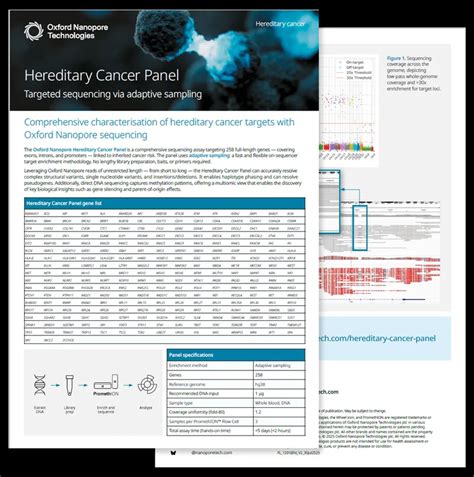 Flyer Hereditary Cancer Panel