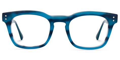 Moreau Square Blue Glasses Zeelool Glasses