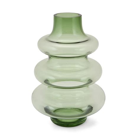 Green Glass Bubble Vase Kmart